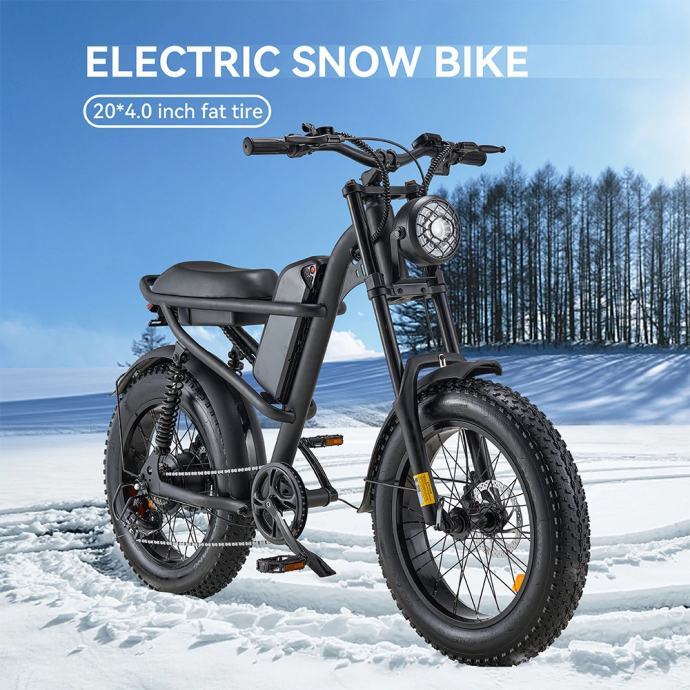 Fat Tyre Off-Road Snow Bike gorsko električno kolo 50kmh 500W 48V 16AH