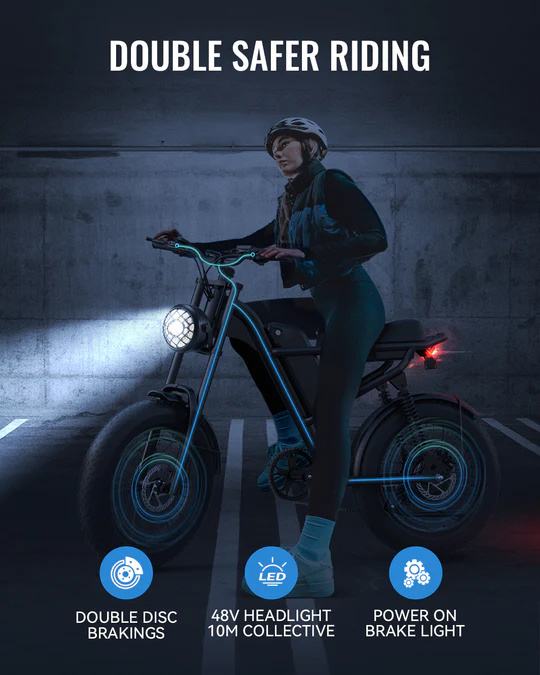 Električno kolo 45km/h, 16AH, 500W motor, DISK zavore, doseg 60km