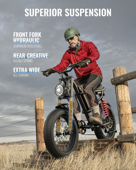 Električno kolo 45km/h, 16AH, 500W motor, DISK zavore, doseg 60km