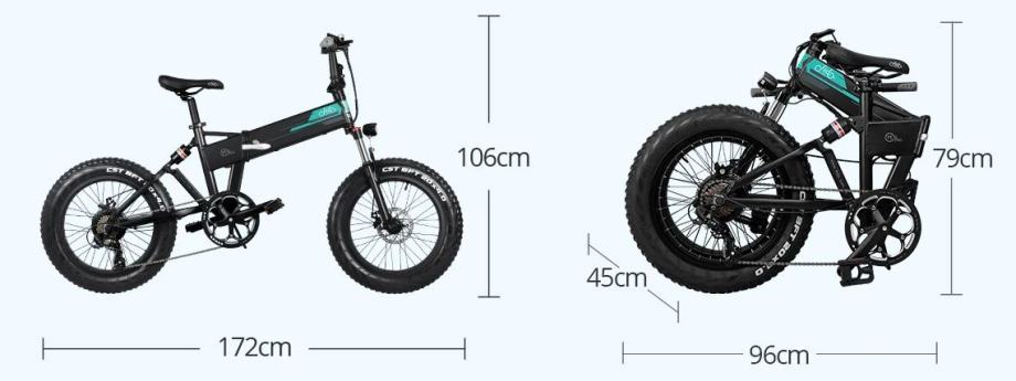 Električno kolo fatbike - ebike - zložljivo Fido M1 PRO