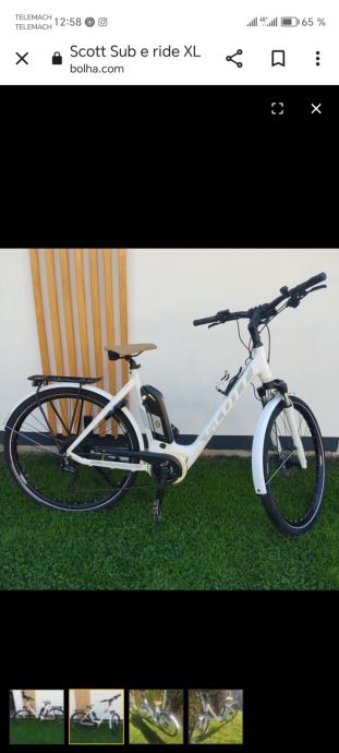 Električno kolo Scott Sub 10 e ride lady Bosch Performans 625 w