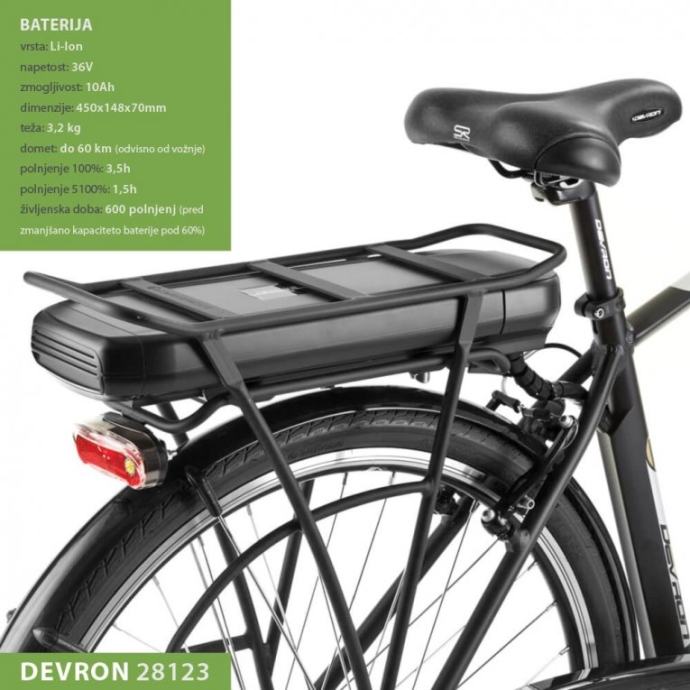 ELEKTRIČNO MESTNO KOLO DEVRON MODEL 28123