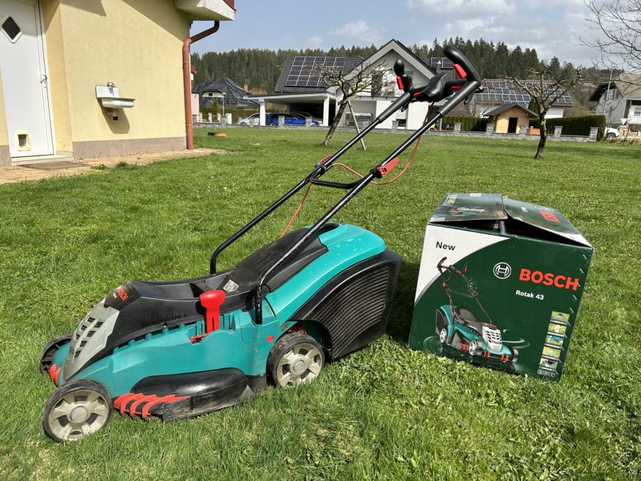 Bosch rotak 43 - električna rotacijska kosilnica