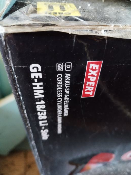 Einhell akumulatorska vretenasta kosilnica GE-HM 18/38 Li-Solo
