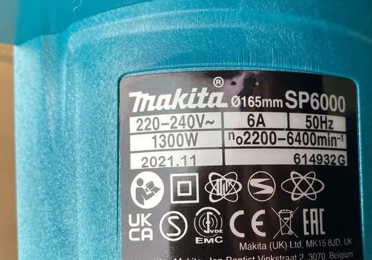 Makita SP 6000 J potopna žaga v embalaži Systainer