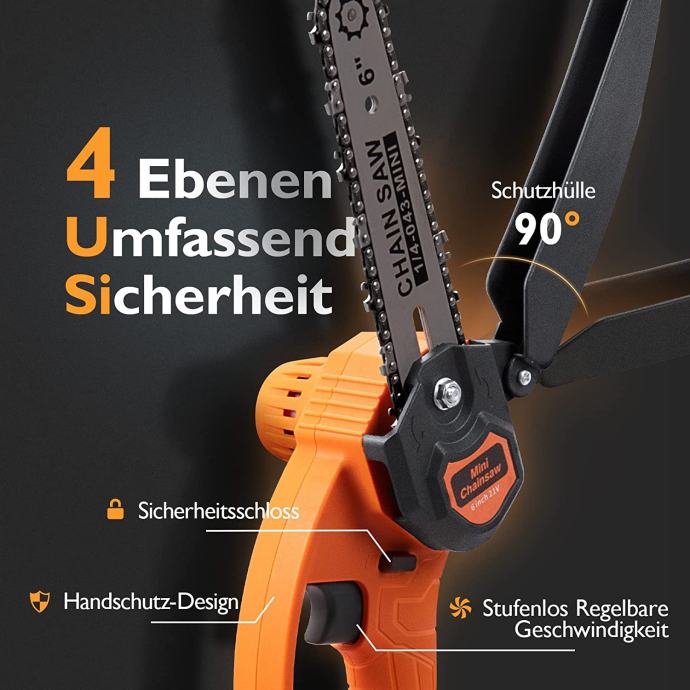 mini žaga Chainsaw 6 Inch Mini