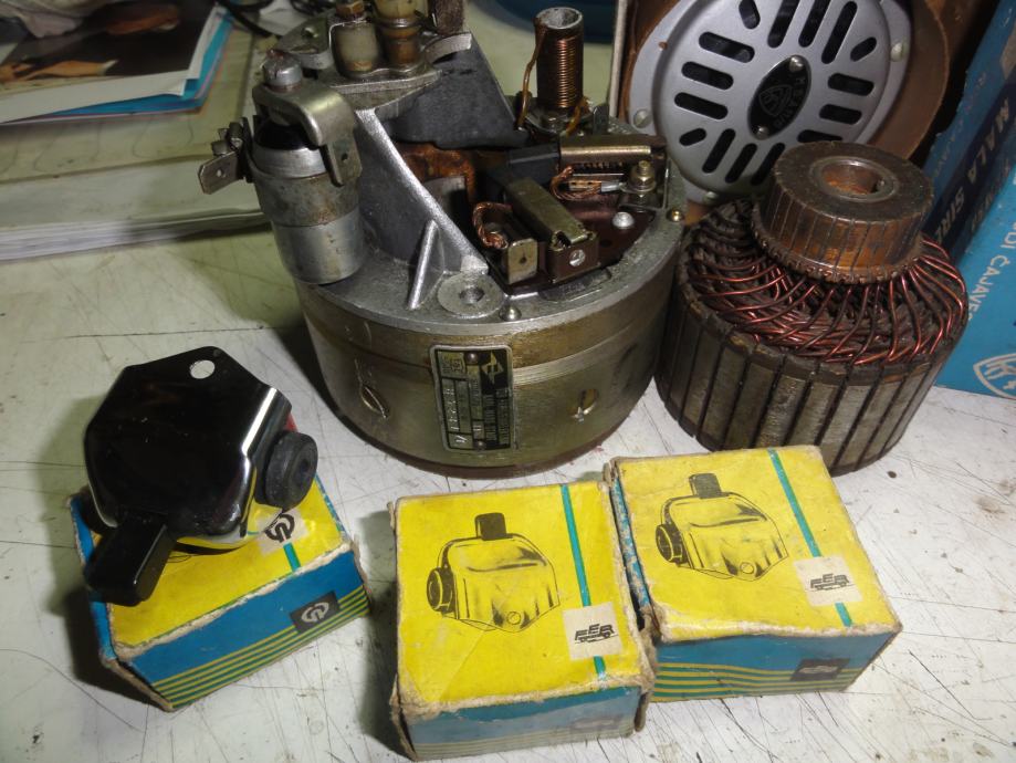 NOVO MZ TS150 ALI 250TS ROTOR STATOR,STIKALA,HUPCA,spr.MZ STEKLO175mm