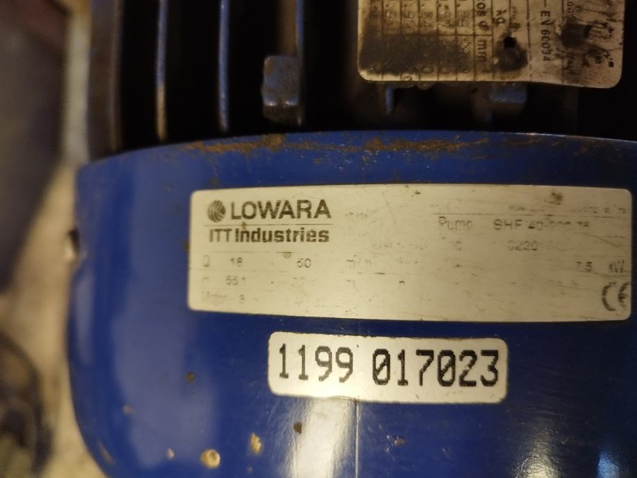 Elektro motor Lowara 7,5kw