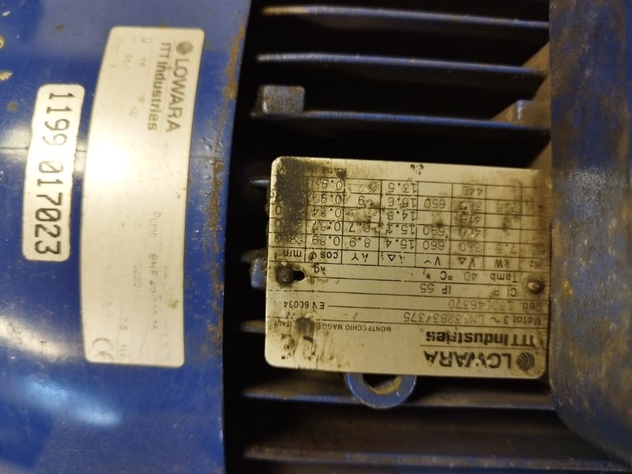 Elektro motor Lowara 7,5kw
