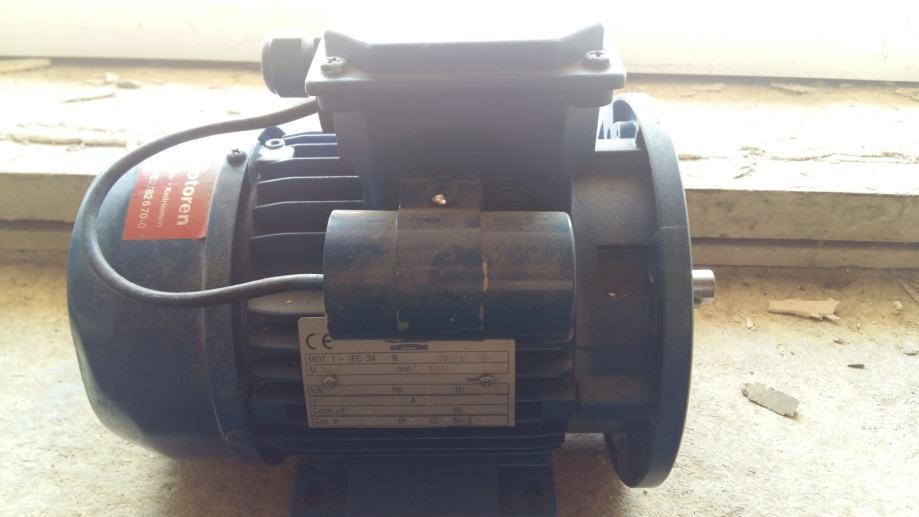 Elektromotor 0,37kW 230V 1340/min