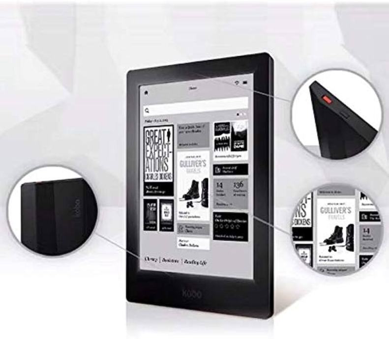NOVO - KOBO HD 6,8 e-bralnik ( Osvetljeni ) - Wi-Fi - EReader Ebralnik