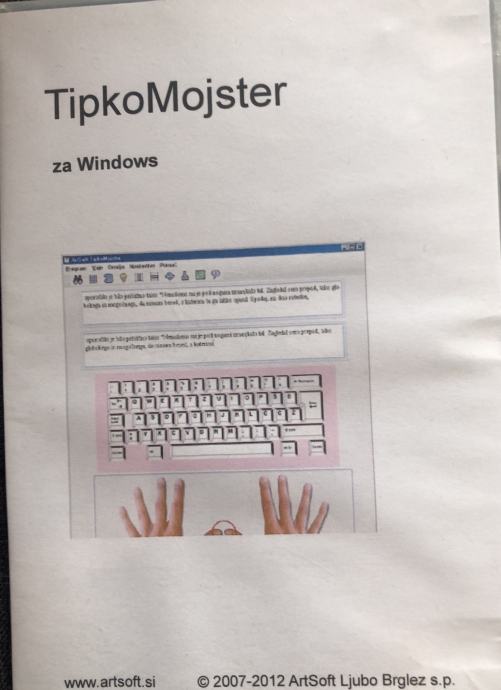 Program za 10prstno slepo tipkanje - CD