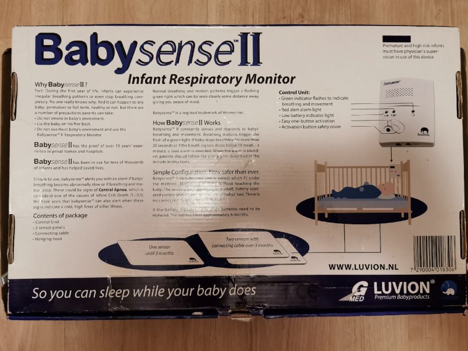 Senzor dihanja BABYSENSE II 2