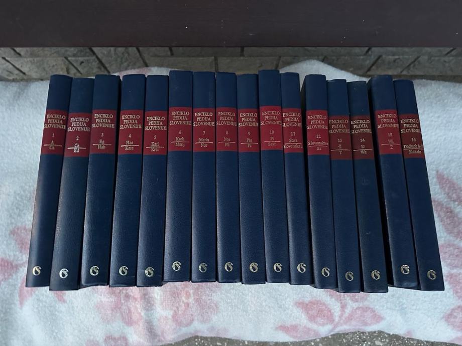ENCIKLOPEDIJA SLOVENIJE - MK 1997-2002 - komplet zbirka 16 knjig