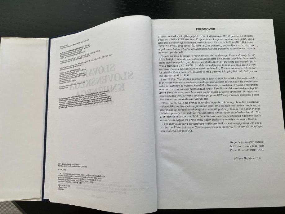 Knjiga: SSKJ - Slovar slovenskega knjižnega jezika