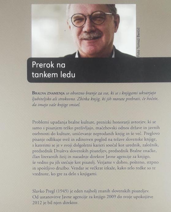 PREROK NA TANKEM LEDU, Slavko Pregl