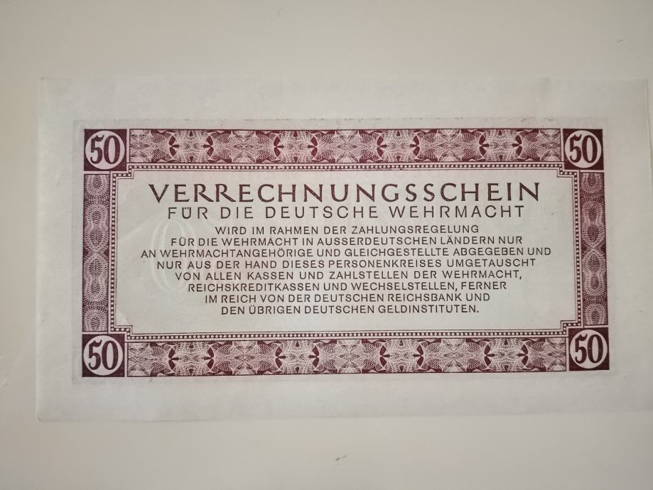 50 REICHSMARK 1944 UNC