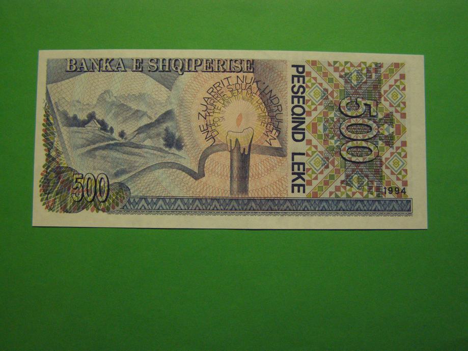 ALBANIJA 1994 - 500 LEKOV - PRODAM