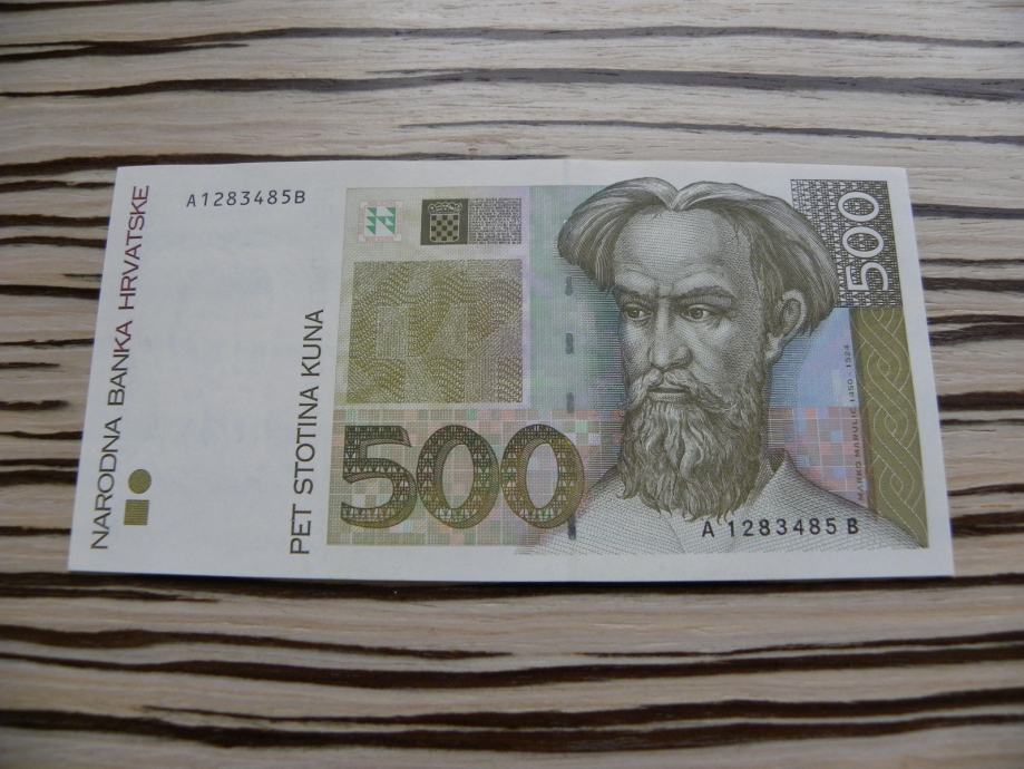 Hrvaška 500 kun 1993 - UNC
