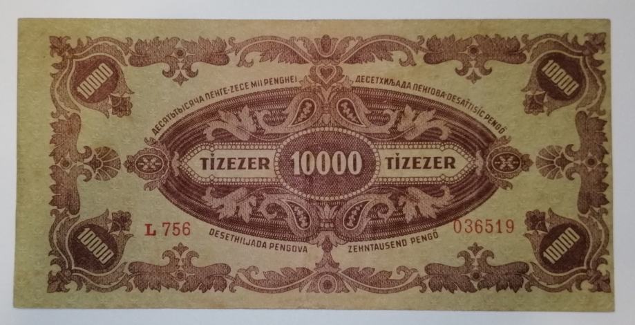MADŽARSKA P119b 10000 PENGO 1945