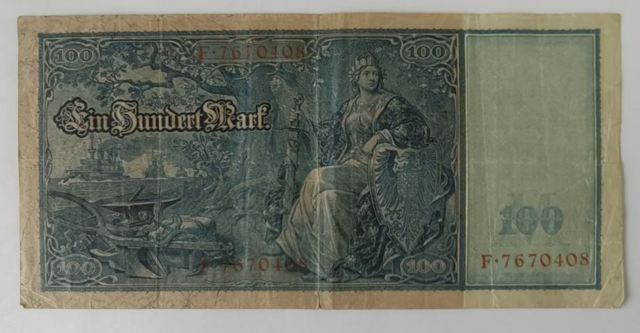 NEMČIJA 100 MARK 1910
