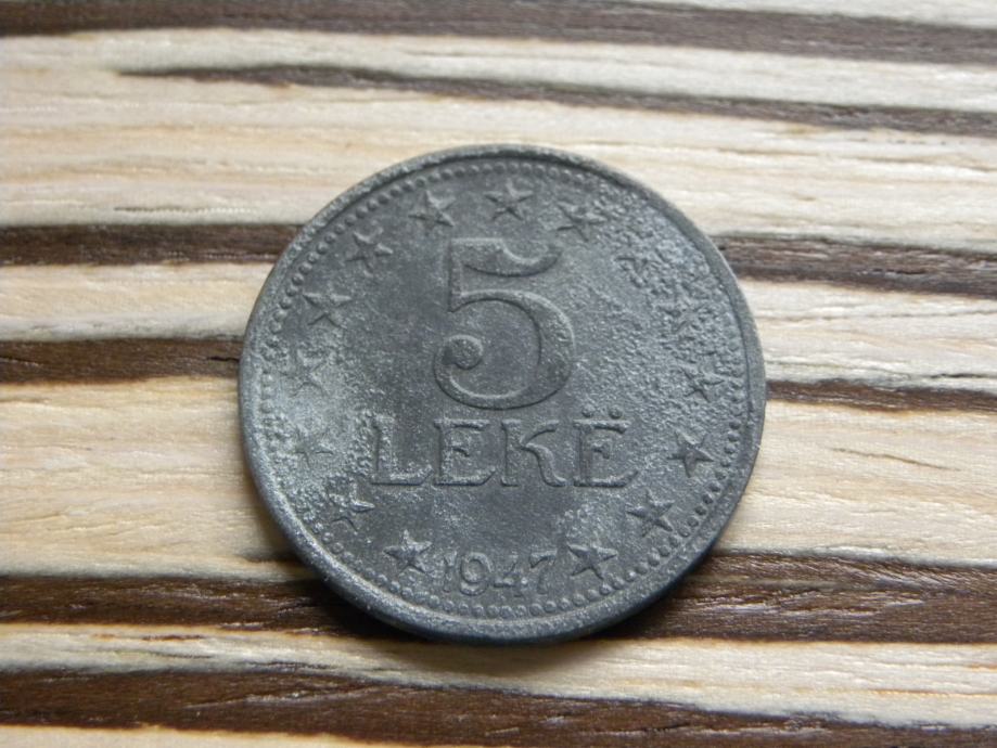 Albanija 5 leke 1947