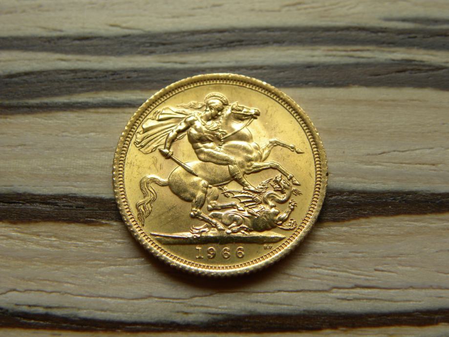 Anglija 1 sovereign 1966