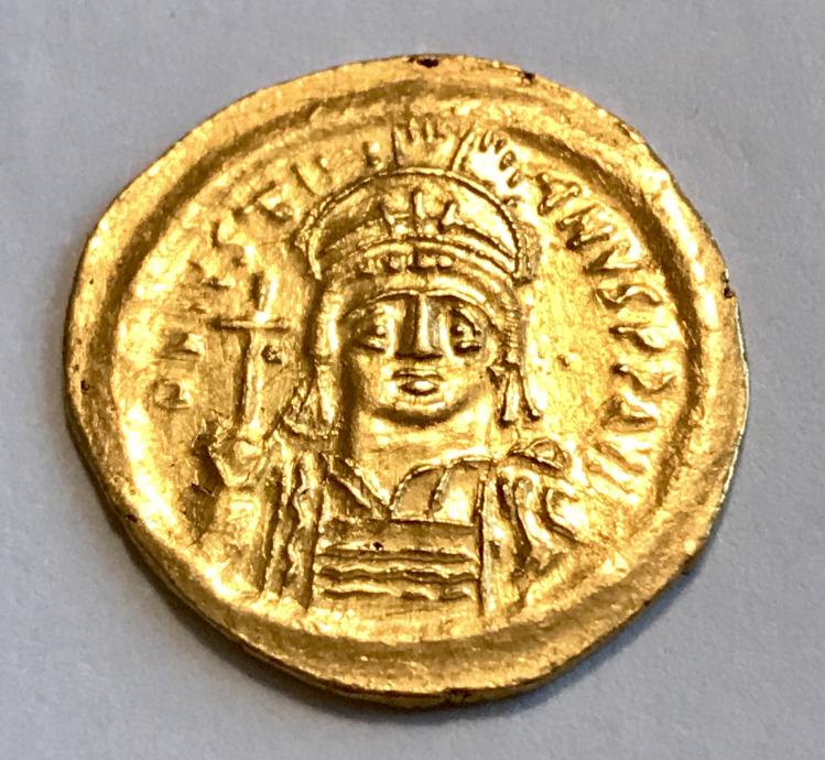 Bizanc Justinjan I. 527-565 n.š. Zlatnik Solidus Aureus rimski (otaku)