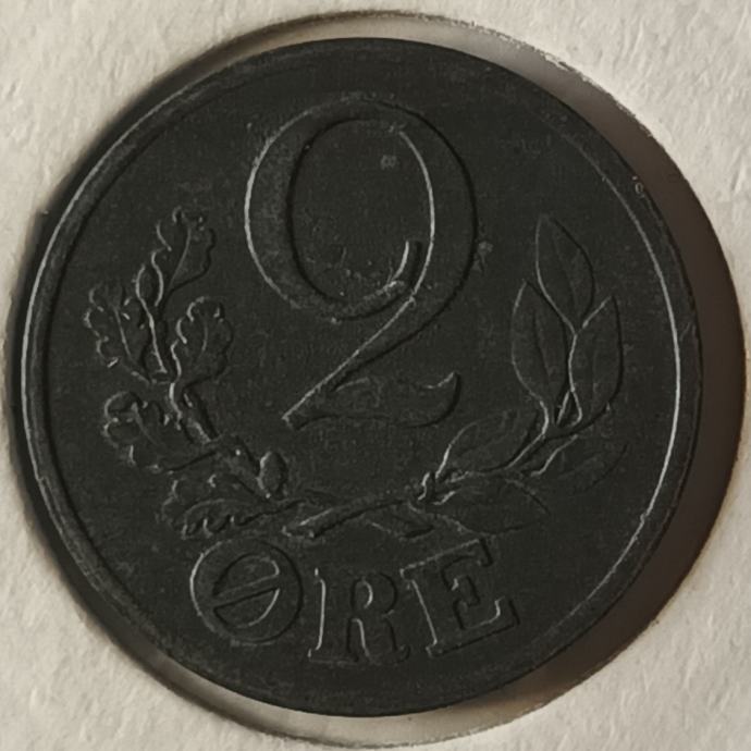 DENMARK 2 ORE 1942