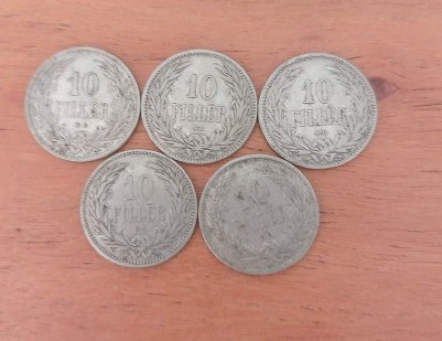 Filerji, 10 filerjev Avstro-Ogrska