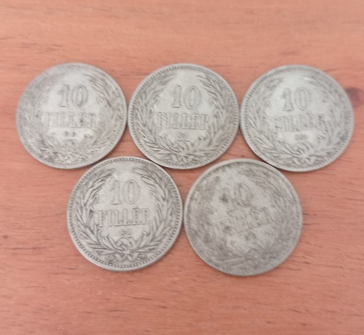 Filerji, 10 filerjev Avstro-Ogrska