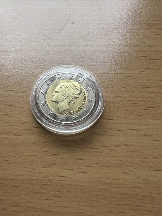 Grace Kelly Monaco 2007 spominski kovanec za 2€