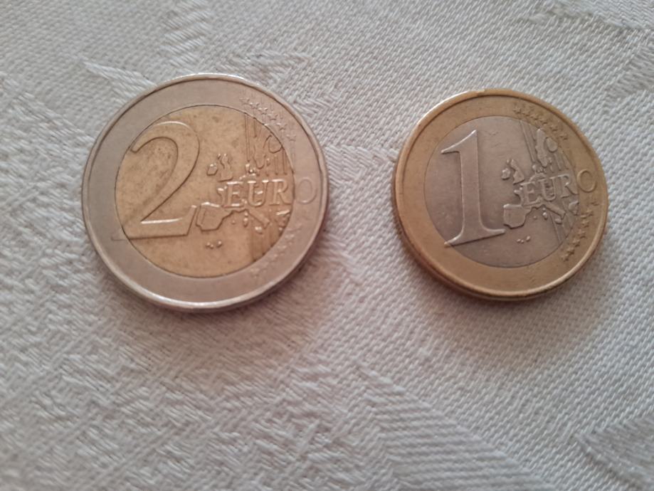 Grčija 2 in 1 evro 2002, S