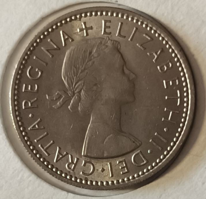 GREAT BRITAIN SHILLING ( ENGLISH ) 1966