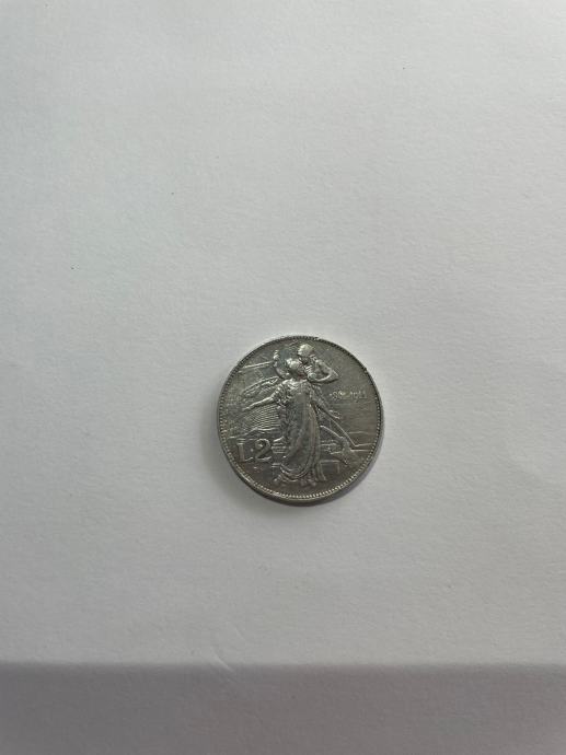 Kovanec 2lire 1911 letnik