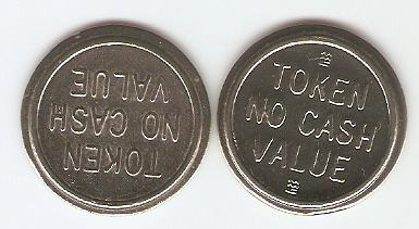 KOVANEC žeton TOKEN NO CASH VALUE