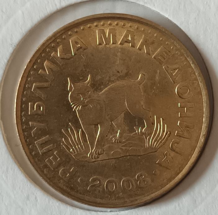 MACEDONIA 5 DENARI 2008