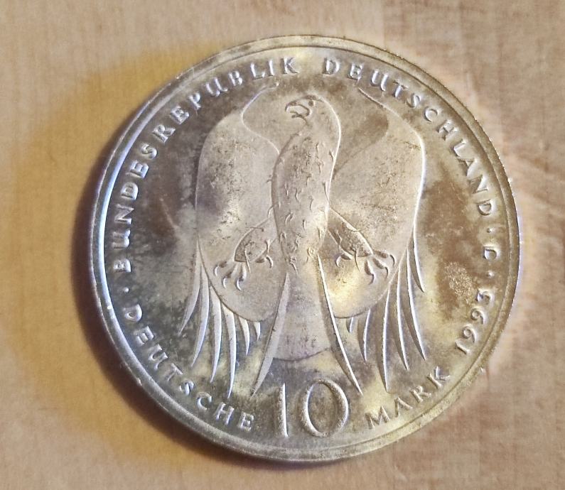 Srebrnik 10 Nemških Mark J Robert Koch