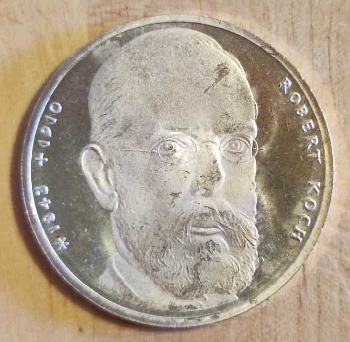 Srebrnik 10 Nemških Mark J Robert Koch