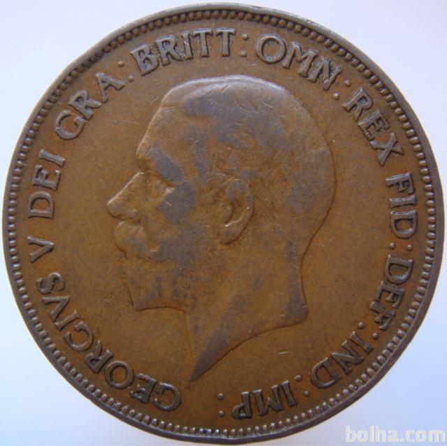 Velika Britanija 1 Penny 1932 VF velika-britanija-1-penny-1932-vf