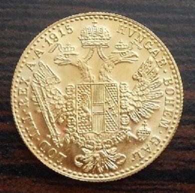 Zlatnik, zlati naložbeni kovanec 3,49 g, Dukat enkratni oz. mali Dukat