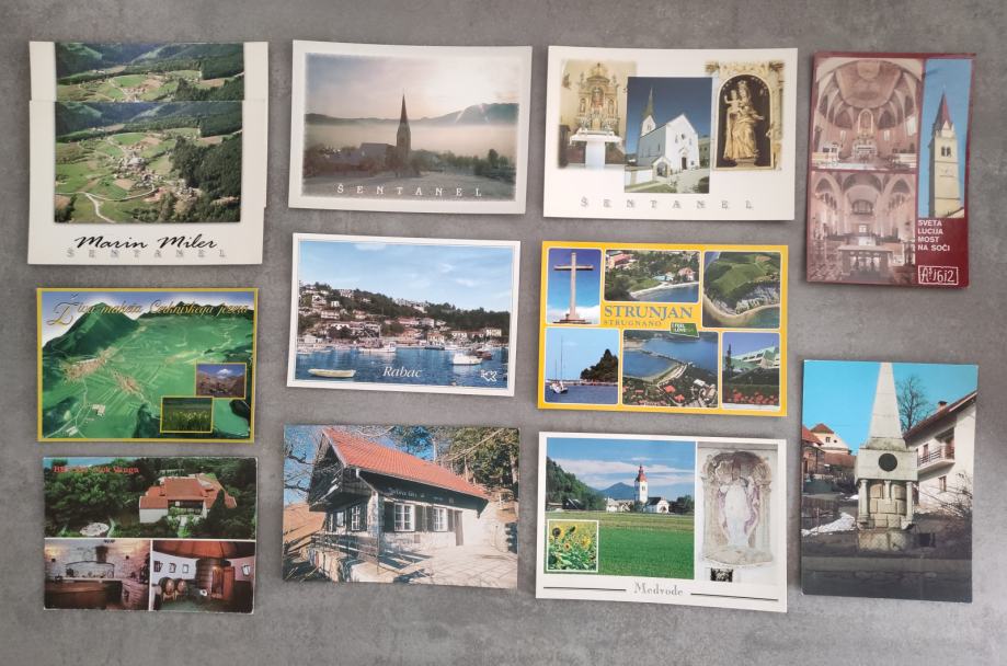 Razglednice iz Slovenije in Hrvaške
