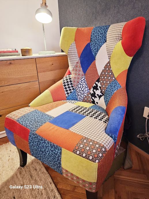 Patchwork fotelj