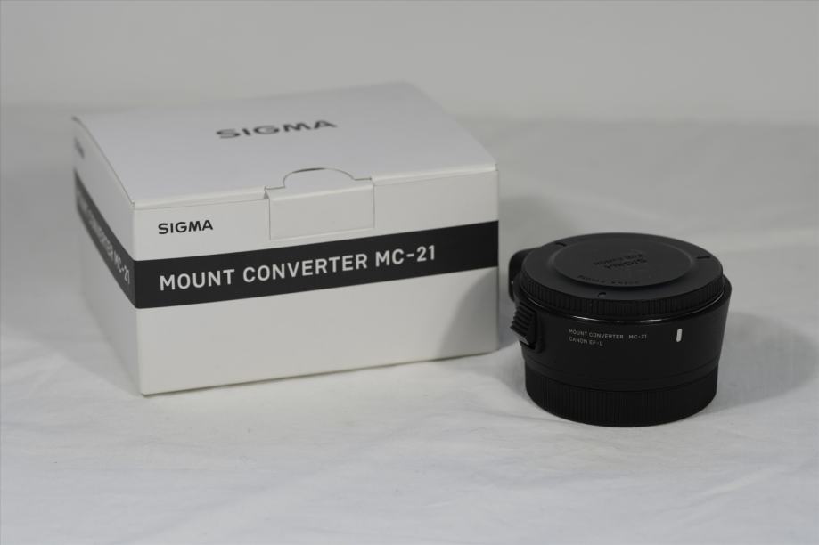 Sigma Mount Converter MC-21 CANON EF na L mount
