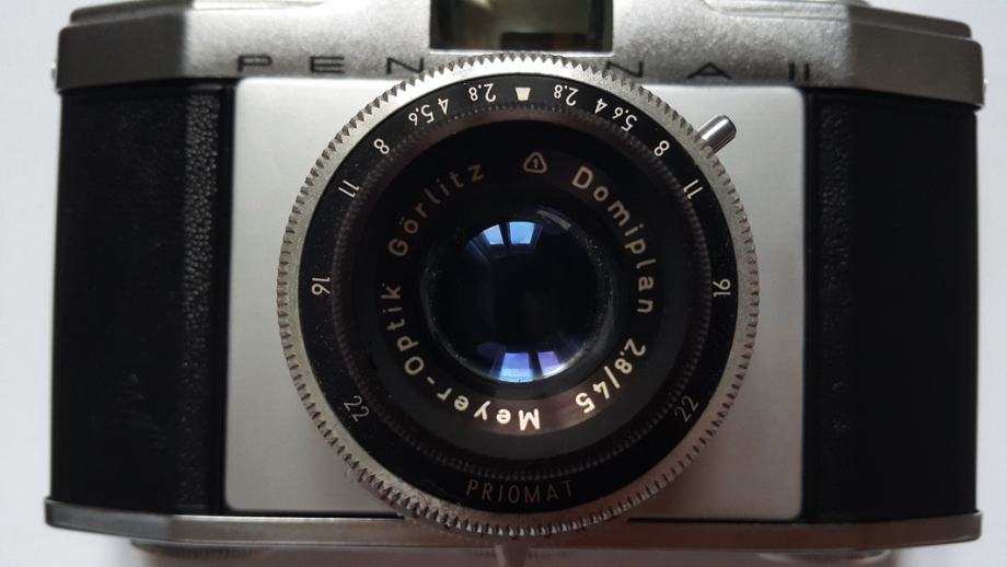 Zeiss Ikon-VEB Pentacon Pentona II Meyer-Optik Gorlitz Domiplan 45/2.8
