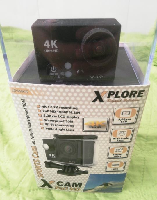 Akcijska kamera Xplore 4k