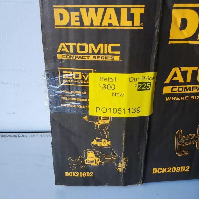 Dewalt Atomic Compact Series 20V Brushless 2 orodji - Combo Kit.