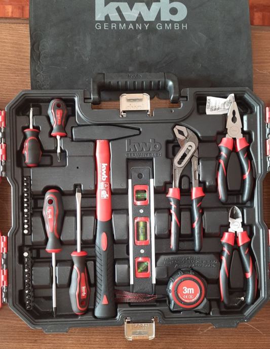 KWB Tool box (+ tools) 70-piece, Koroska cesta, Maribor 2000