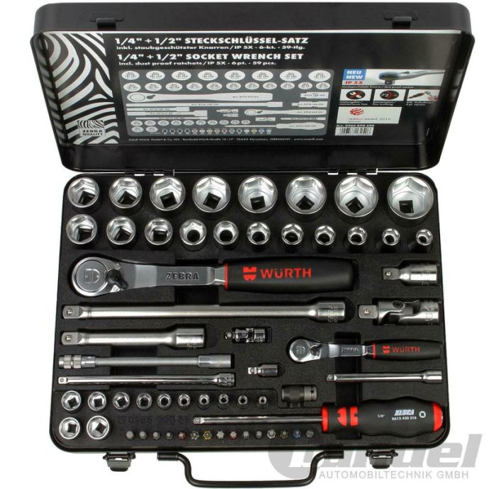 Wurth Zebra 56-dijelni set gedora