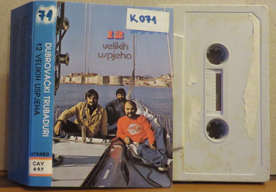 Dubrovački trubaduri - 12 velikih uspjeha (kaseta)
